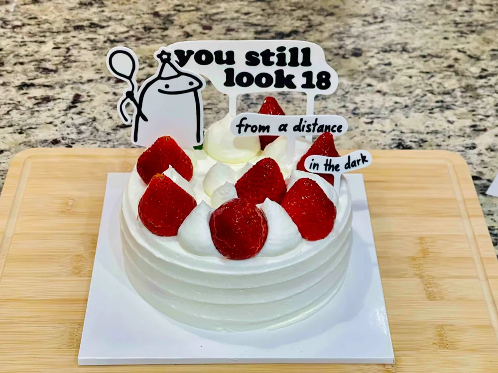 "You Still Look 18" Cake Topper - Funny Meme Decor - Free 3D Print ...
