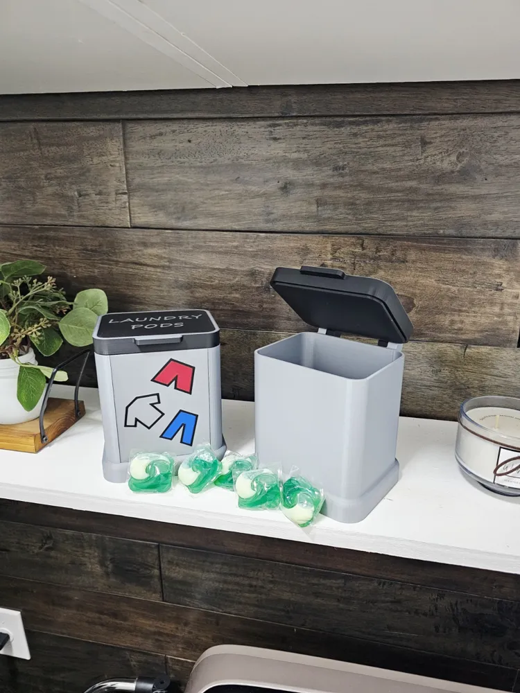 general use & laundry pods container - Free 3D Print Model - MakerWorld