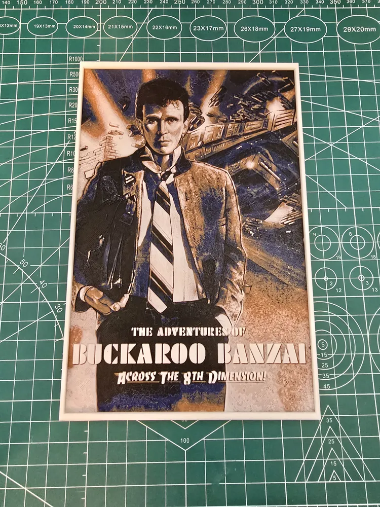 The Adventures of Buckaroo Banzai - Hueforge Art by Lumpy3D MakerWorld ...