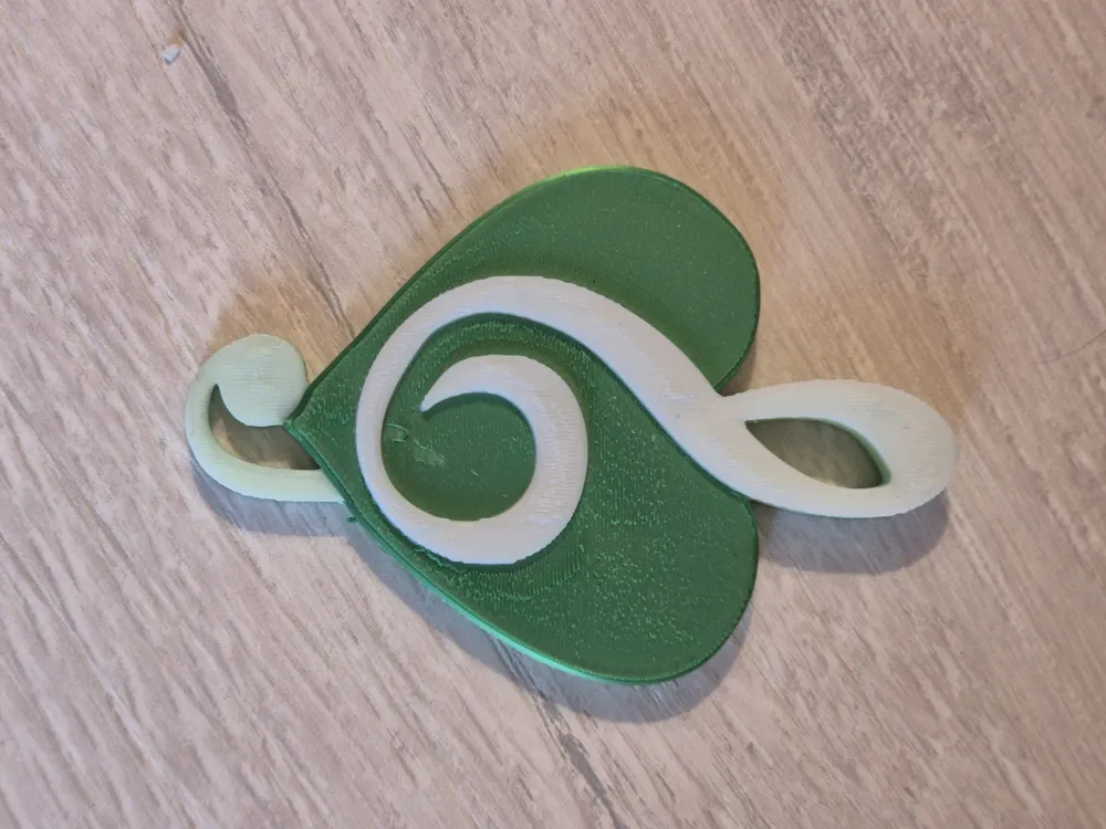 音乐之心：高音谱号钥匙扣 - 免费 3D 打印模型 - MakerWorld