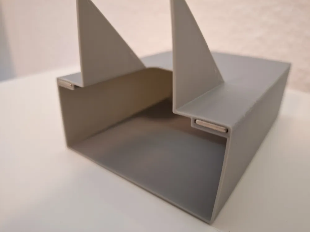 Bambu Lab P1S Poop Bucket Rectangle magnets Remixed by Made by Schreurs ...