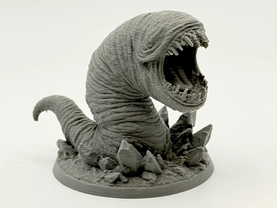 DnD Miniature Giant Worm by wif1973 MakerWorld: Download Free 3D Models