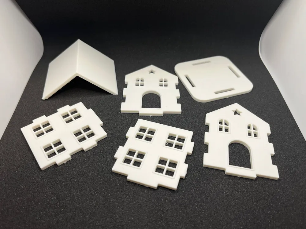 Christmas House Kit Card by mrsretronintendo MakerWorld: Download Free ...