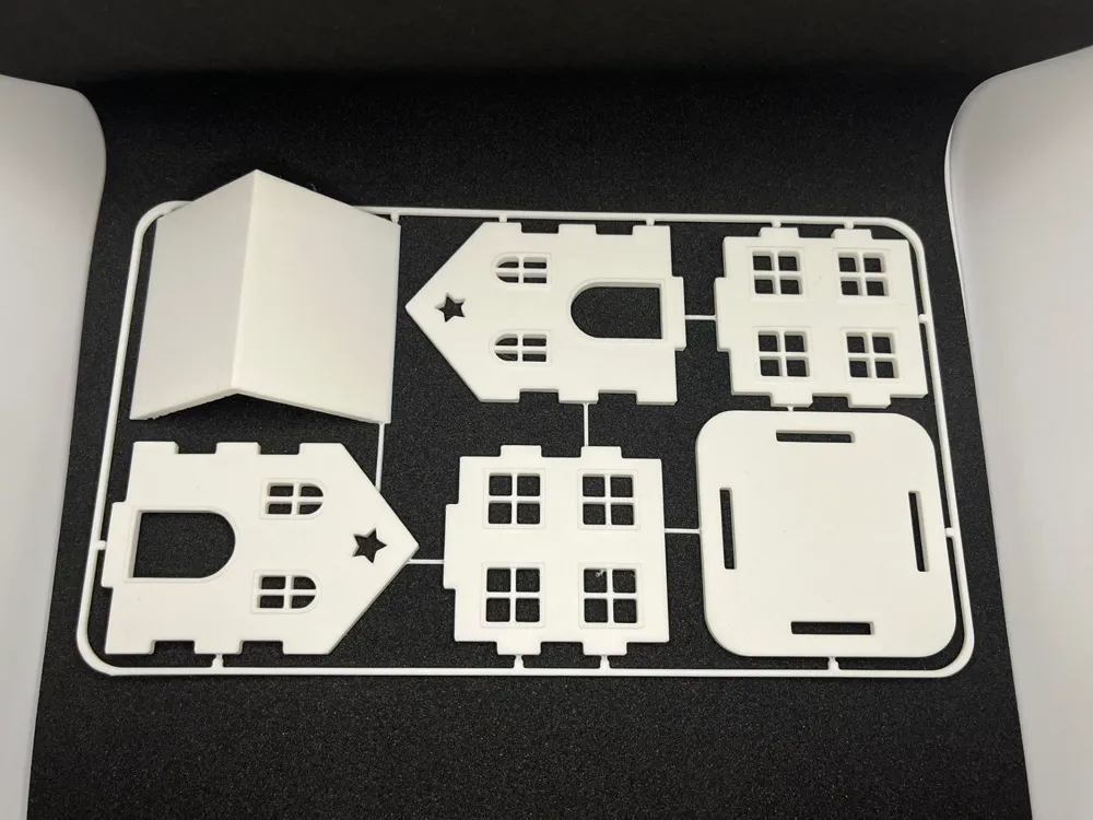 Christmas House Kit Card by mrsretronintendo MakerWorld: Download Free ...