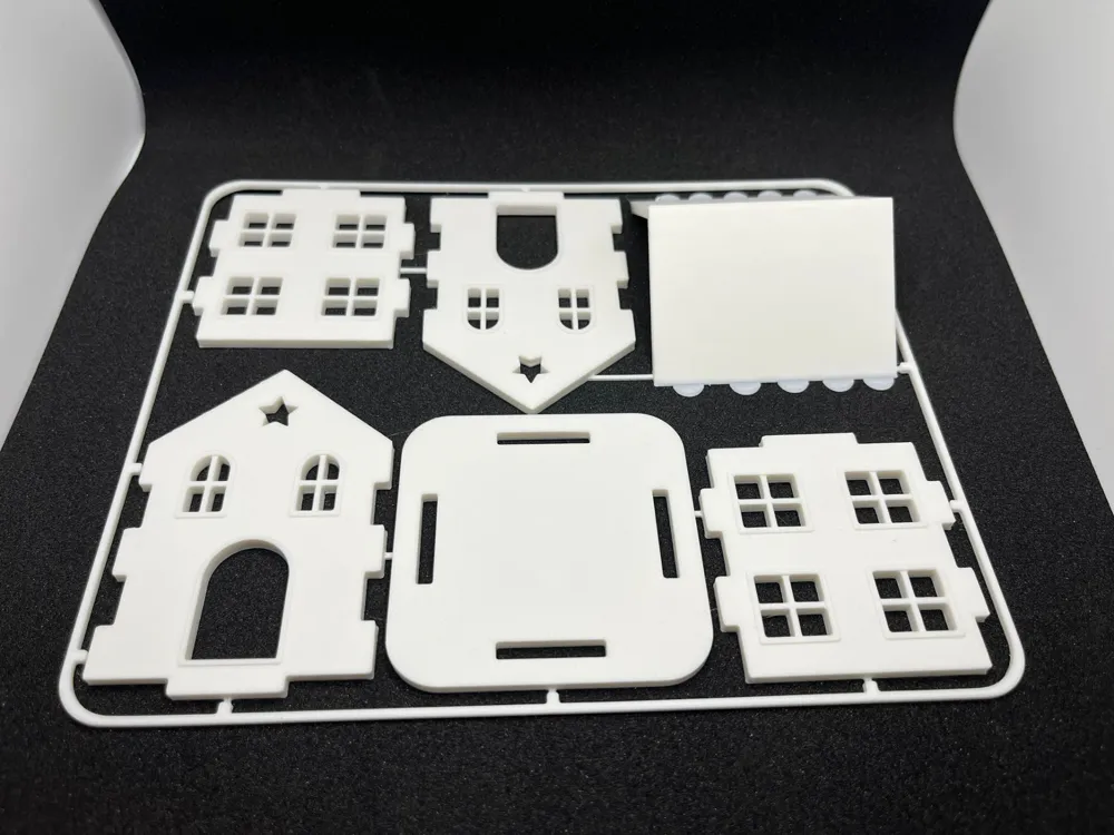 Christmas House Kit Card by mrsretronintendo MakerWorld: Download Free ...