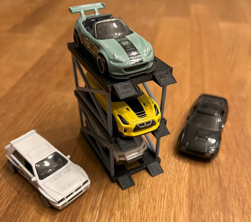 modular and stackable Matchbox, Hot Wheels garage by Sir_Stigma - MakerWorld