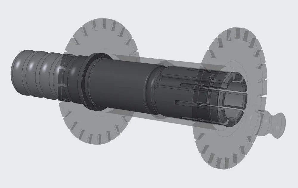 Enrouleur de ligne à manivelle (Bobine à emboîtement) max 2.5 mm ...