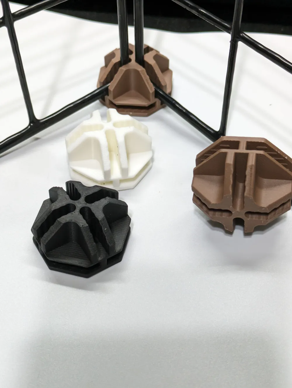 Wire cube connector, wire mesh panel clip by Rexery 雷格希 MakerWorld ...