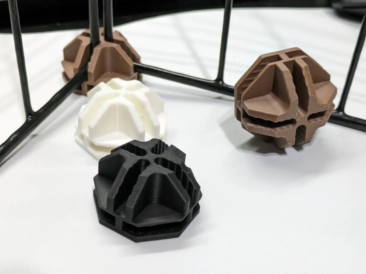 Wire cube connector, wire mesh panel clip by Rexery 雷格希 MakerWorld ...