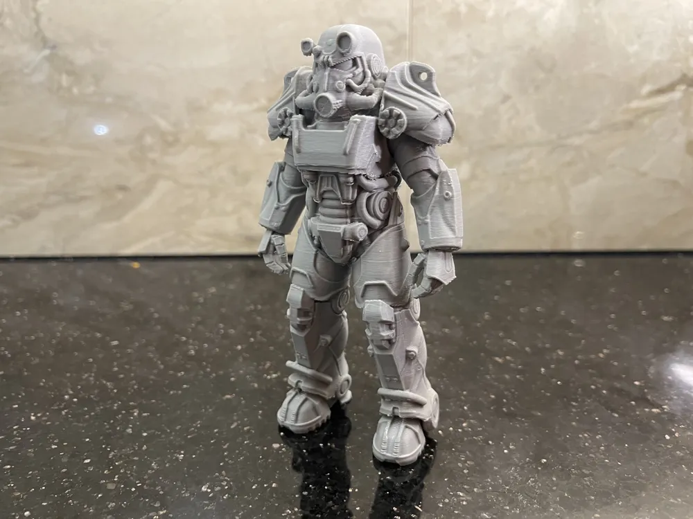 Fallout Collectible - T-60 Power Armor - Free 3D Print Model - MakerWorld