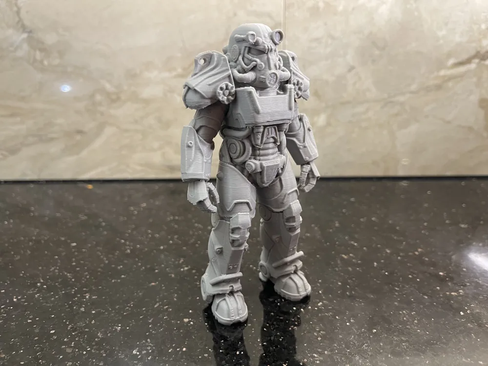 Fallout Collectible - T-60 Power Armor - Free 3D Print Model - MakerWorld