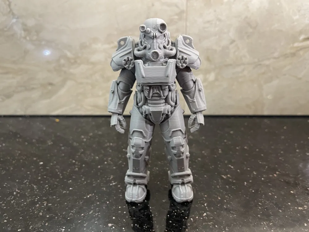 Fallout Collectible - T-60 Power Armor - Free 3D Print Model - MakerWorld
