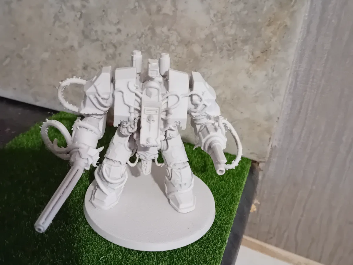 Grimdark doom dreadnought mech-Evil battle robot - Free 3D Print Model ...
