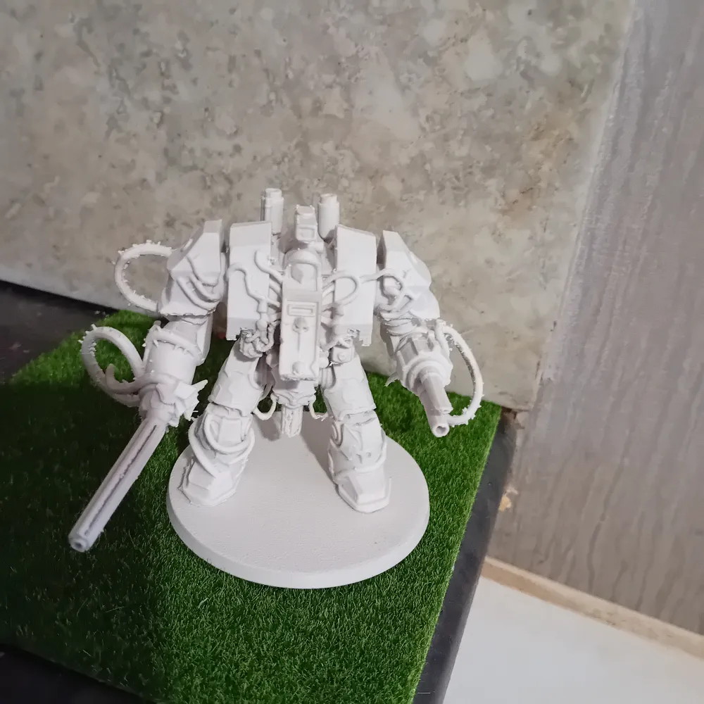 Grimdark doom dreadnought mech-Evil battle robot by Satan Studio ...