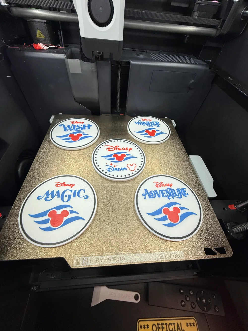 DISNEY CRUISE LINE COASTER SET - Free 3D Print Model - MakerWorld