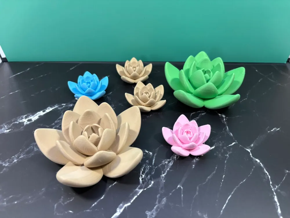 Lotus Flower Decor by Flexi_Design - MakerWorld