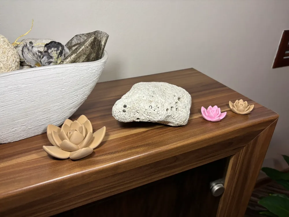 Lotus Flower Decor - Free 3D Print Model - MakerWorld