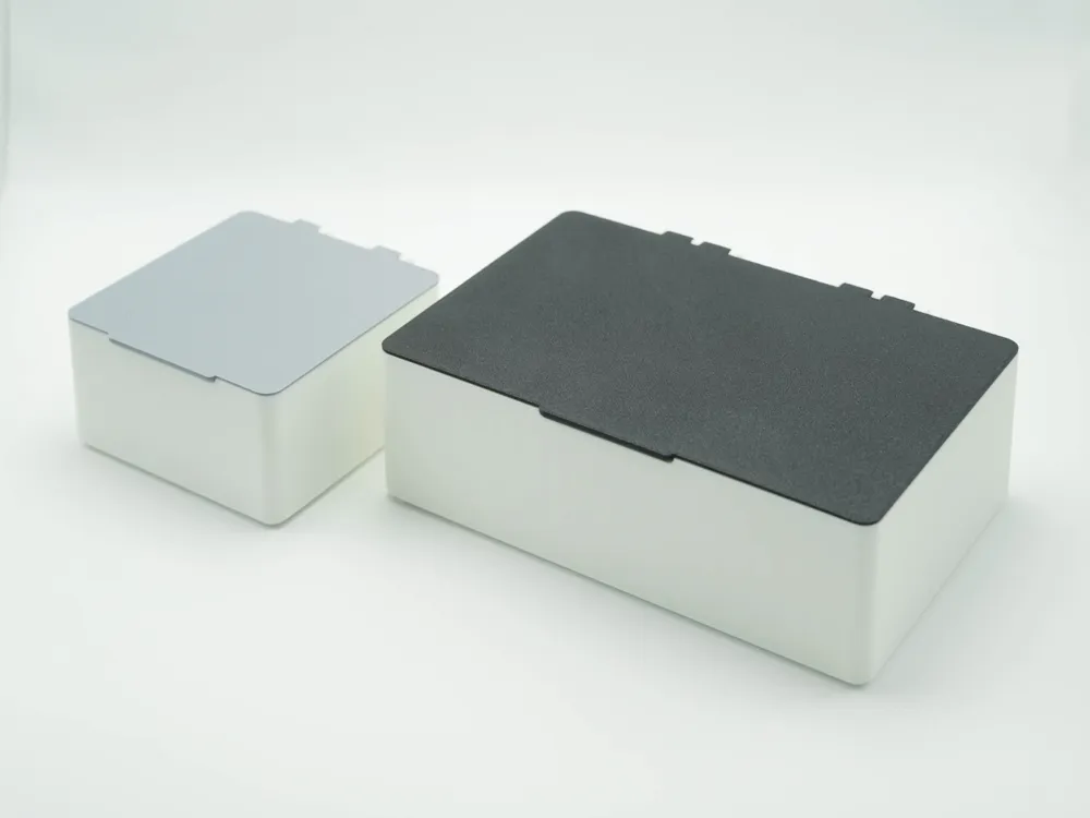 Hinged Lid Box, Cotton Pad Box, Desk Trash Bin by Kong 3D MakerWorld ...