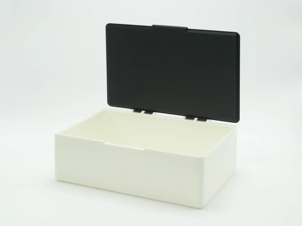Hinged Lid Box, Cotton Pad Box, Desk Trash Bin by Kong 3D MakerWorld ...