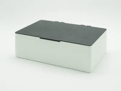 Hinged Lid Box, Cotton Pad Box, Desk Trash Bin by Kong 3D MakerWorld ...