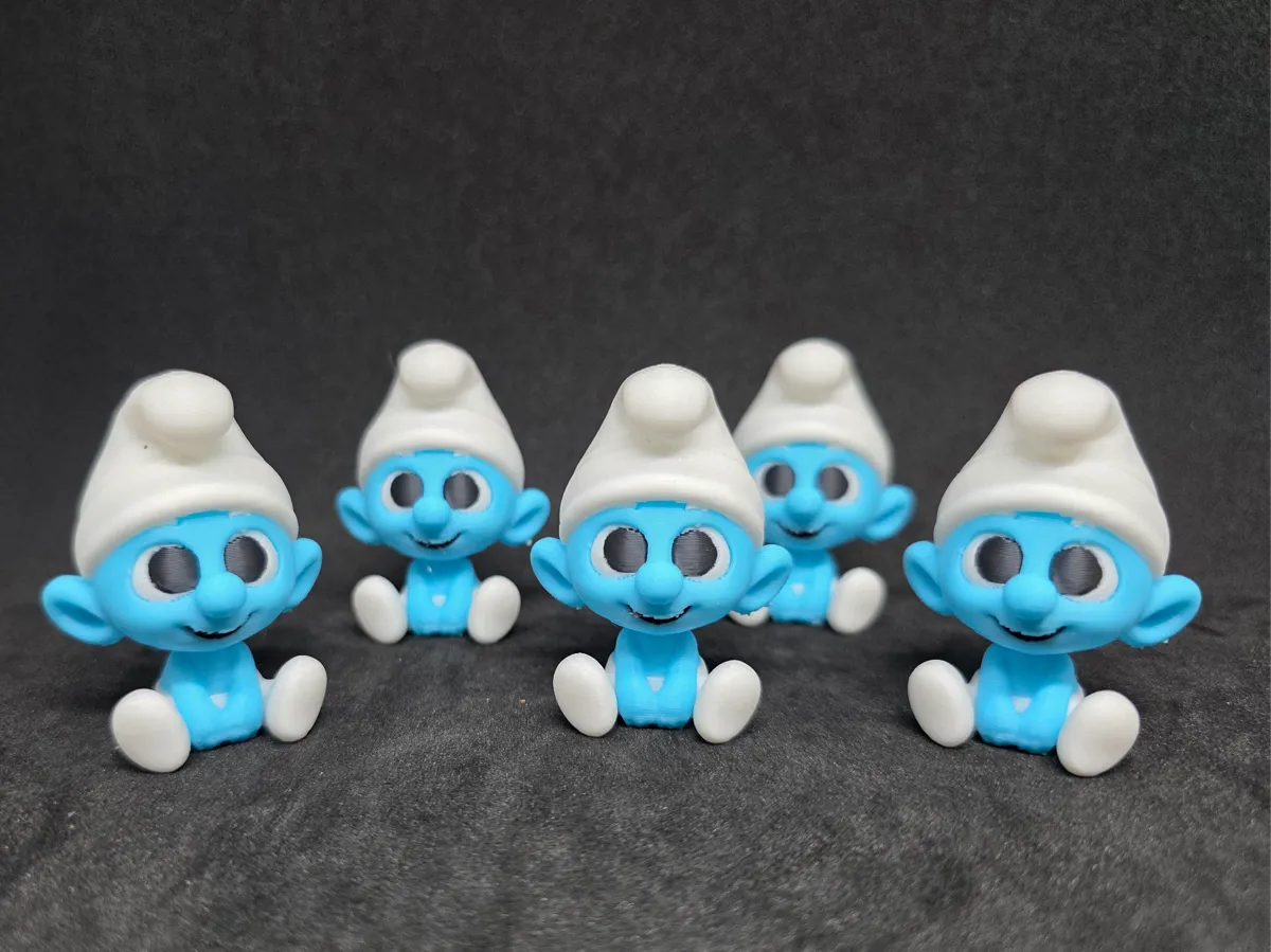 Adorable Smurf keychain/decor - Free 3D Print Model - MakerWorld