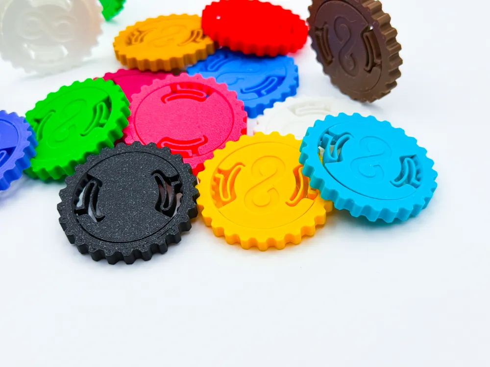 Noisy Cricket Fidget - Print in Place - Poker Chip - Free 3D Print ...