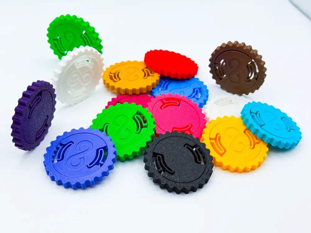 Noisy Cricket Fidget - Print in Place - Poker Chip - Free 3D Print ...