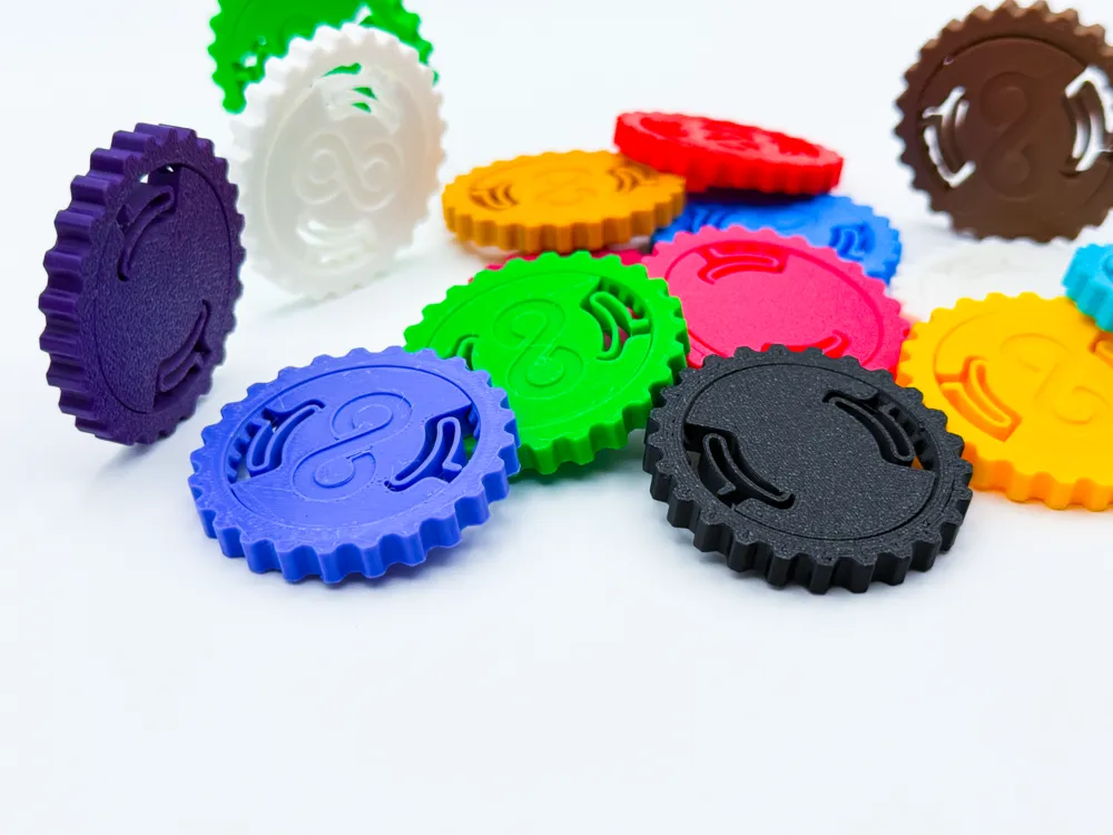 Noisy Cricket Fidget - Print in Place - Poker Chip - Free 3D Print ...