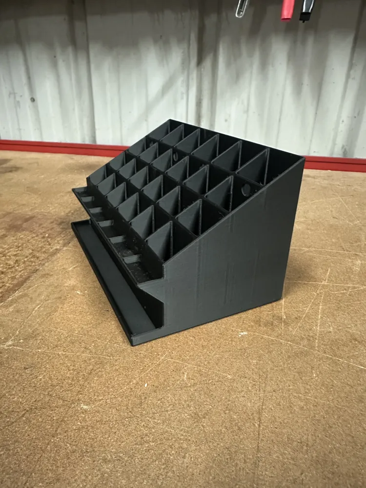 Multi-purpose organizer for garage workshop bench - Free 3D Print Model ...