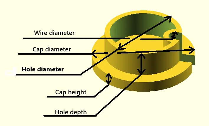 Parametric hole plug by ondisek00MakerWorld: Download Free 3D Models