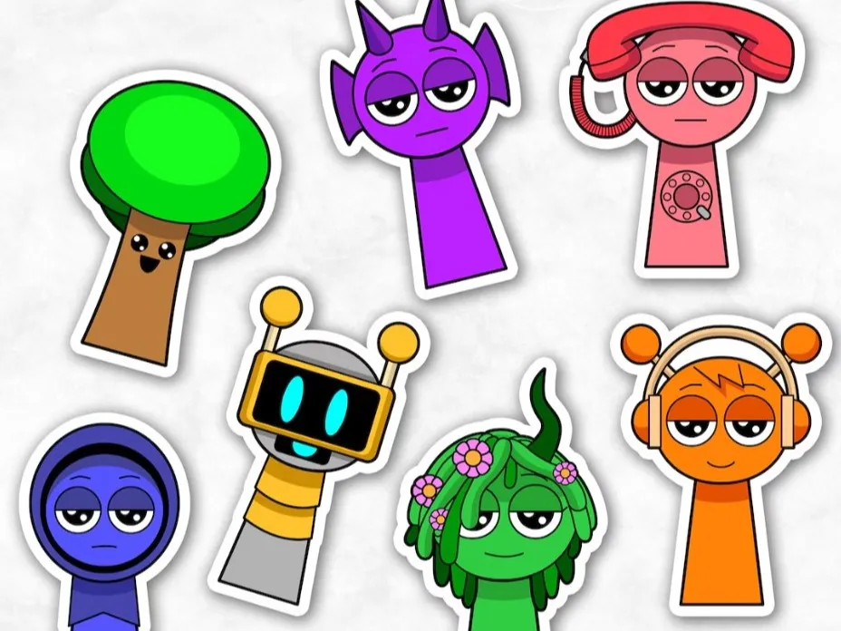 Sprunkis Keychains and Bookmarks by Ocilirca MakerWorld: Download Free ...