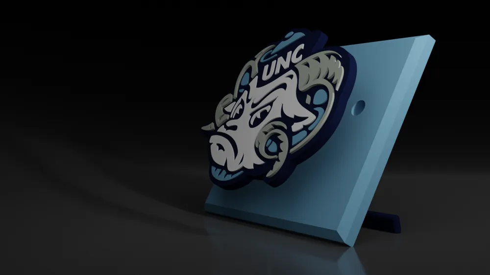 NCAA UNC Tar Heels Floating Logo Sign by HangarDesigns MakerWorld ...