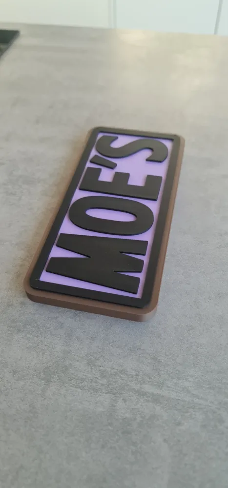 Logo / Enseigne de la taverne de Moe les Simpson - Modèle d'Impression ...