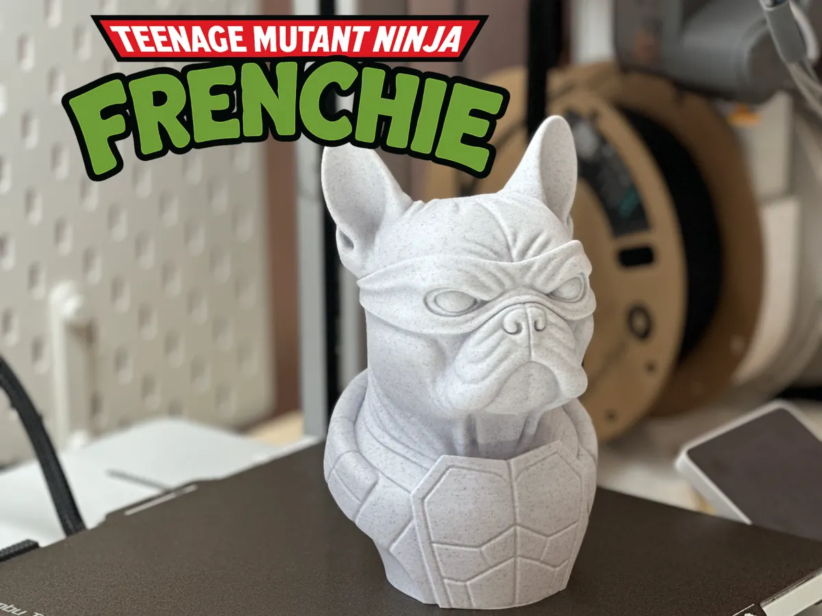 Teenage Mutant Ninja Bulldogs - Frenchie - Free 3D Print Model - MakerWorld