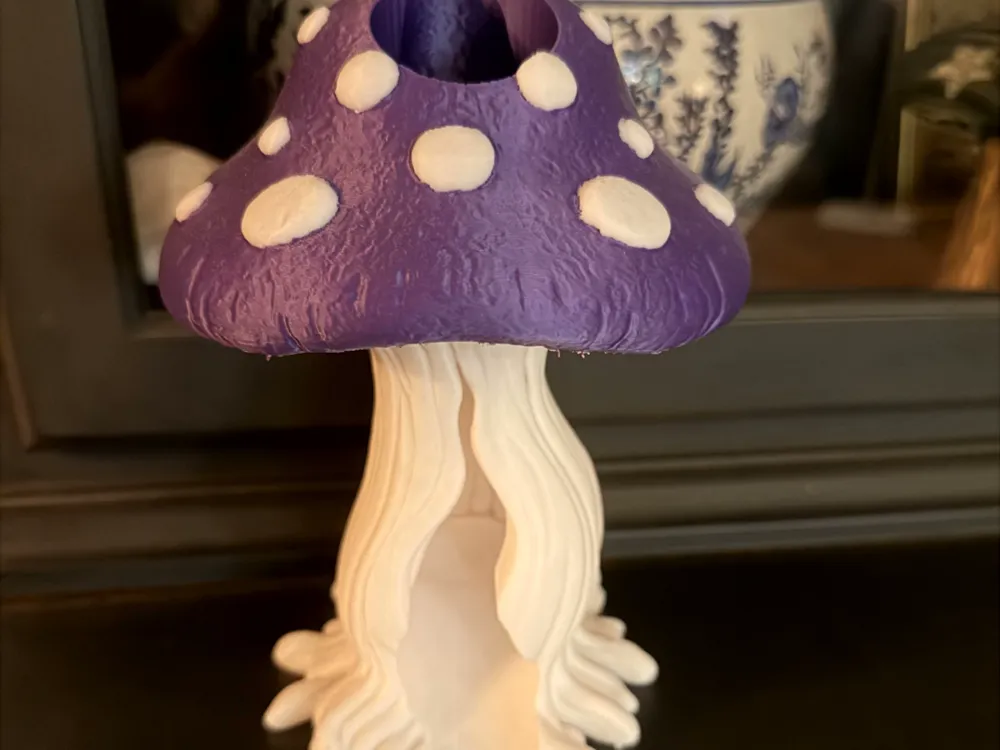 Amanita Mushroom Dice Tower - Free 3D Print Model - MakerWorld