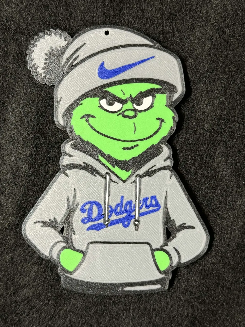 Grinch Ornament - LA Dodgers by NES 3D MakerWorld: Download Free 3D Models