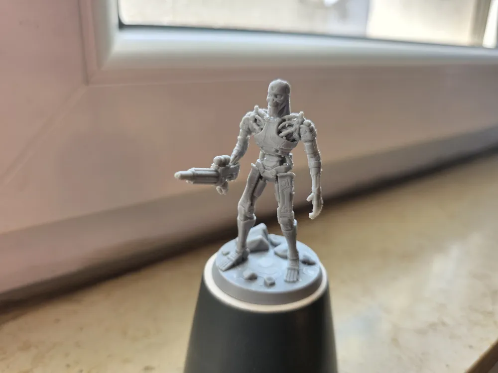 Cyberdyne endoskeleton - Action movie miniature - Free 3D Print Model ...