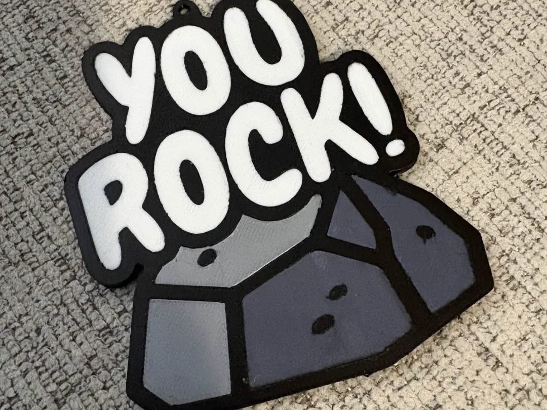 You Rock! Ornament - Free 3D Print Model - MakerWorld