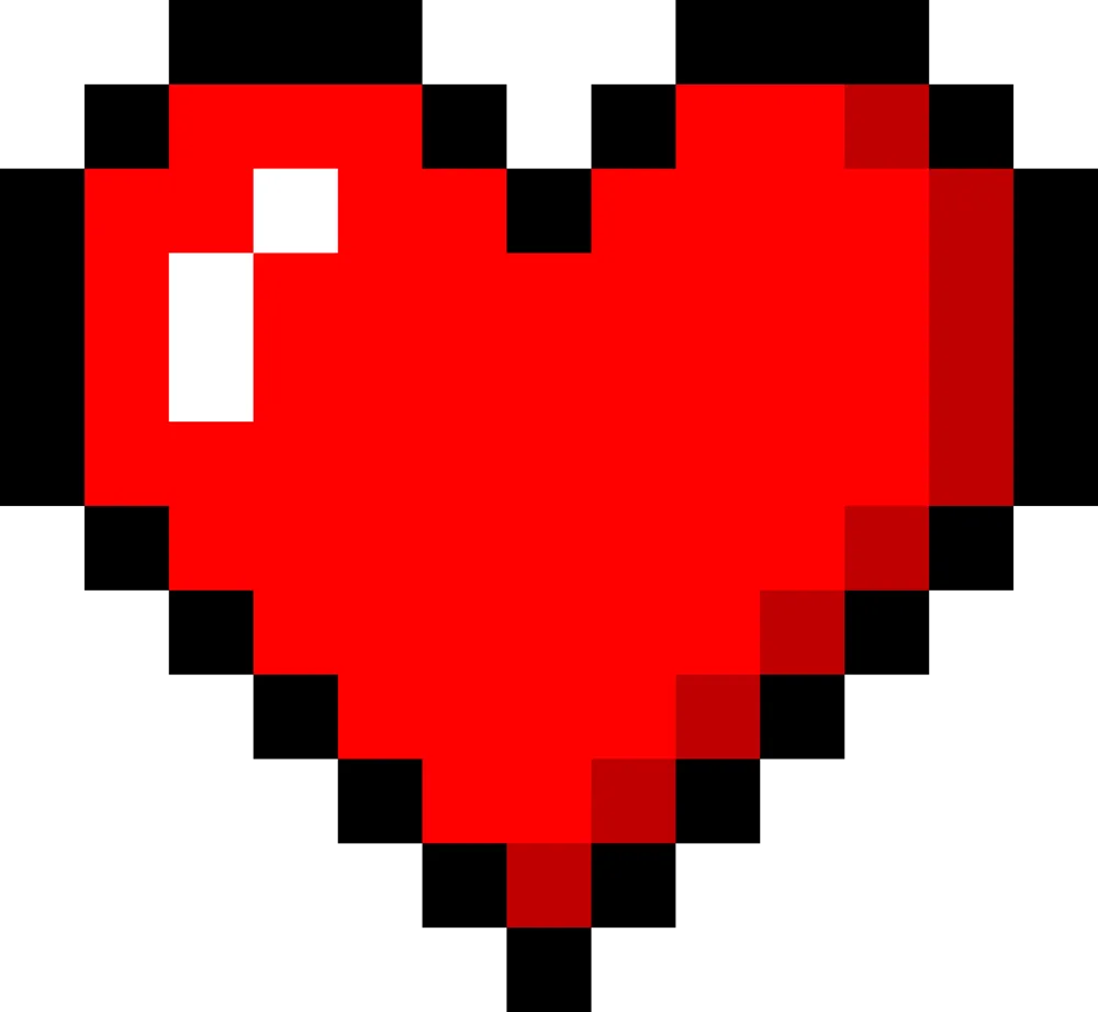Pixelated Heart Light Box by Blackmon Creations - MakerWorld