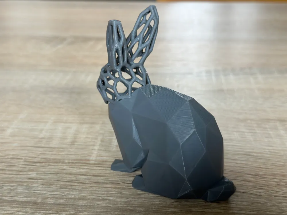 Rabbit cute voronoi model by 3Dcrabi - MakerWorld