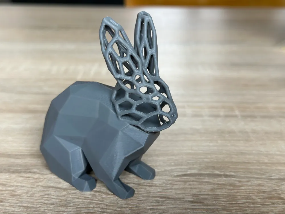 Rabbit cute voronoi model by 3Dcrabi - MakerWorld
