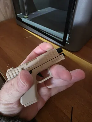 Glock Fidget Keychain – Slide-Action Toy - Free 3D Print Model - MakerWorld