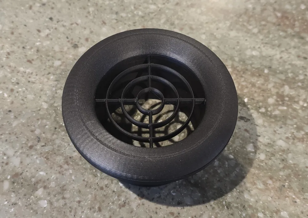 Diesel Heater 75mm Air Inlet Duct Flush Mount - Free 3D Print Model ...