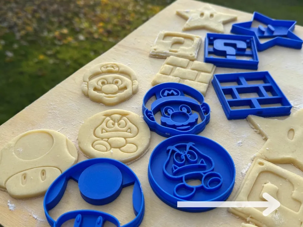 Super Mario Bros Cookie cutter by LucaButtignol - MakerWorld