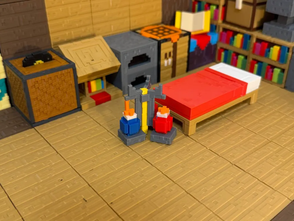 Minecraft Brewing Stand NO AMS - Free 3D Print Model - MakerWorld