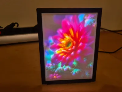 Flower Lithophane (Bambu CMYK Kit) by Molodos MakerWorld: Download Free ...