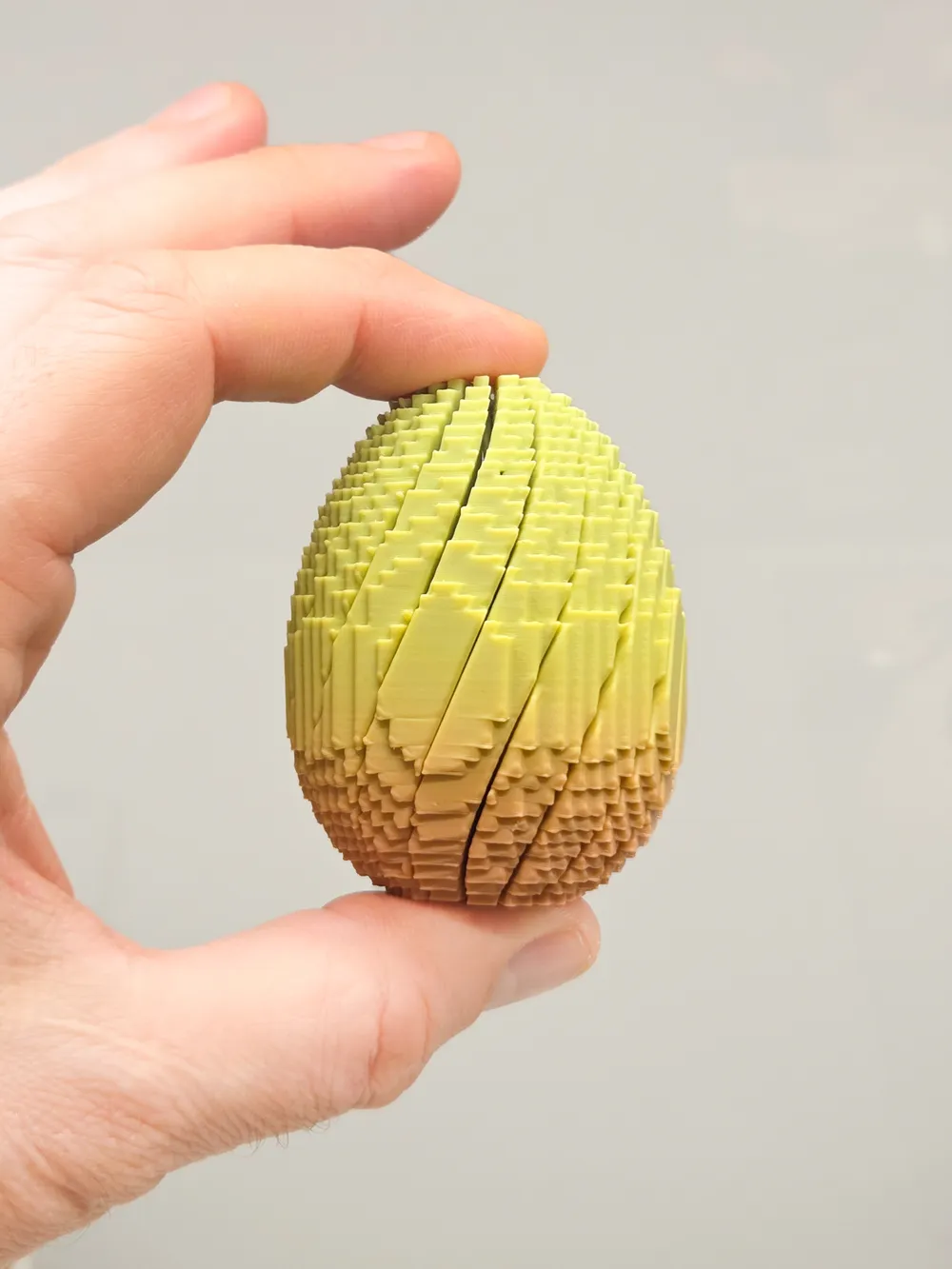 Spiral Twist Minecraft Egg Fidget - Free 3D Print Model - MakerWorld