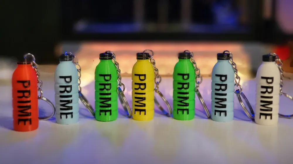 Prime Bottle Keychain by reptilebeats - MakerWorld