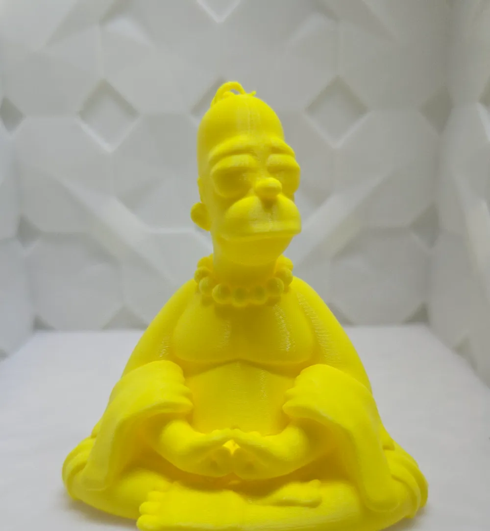 Zen Homer Simpson Namaste buddha by EVERYTHINGPLUSULTRA - MakerWorld