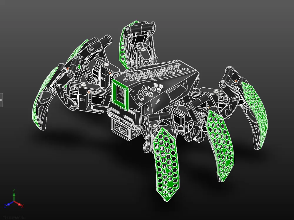 Hexapod Robot by SimpleRobotics - MakerWorld